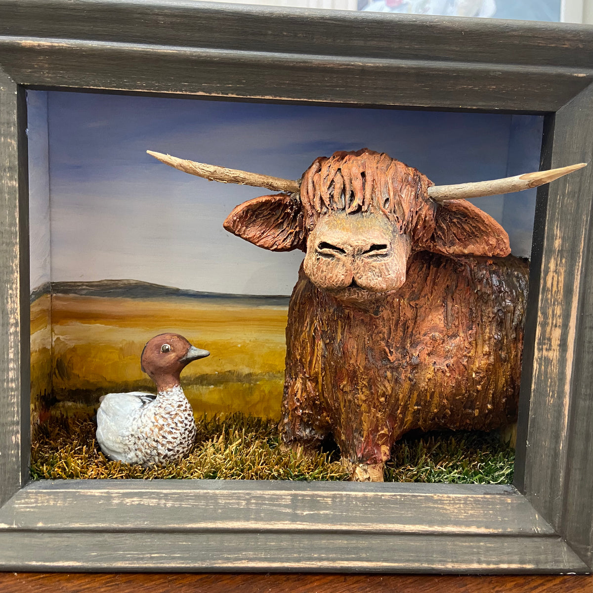 Woody & Woolly Clay Sculpture Diorama – Ferris Wheel