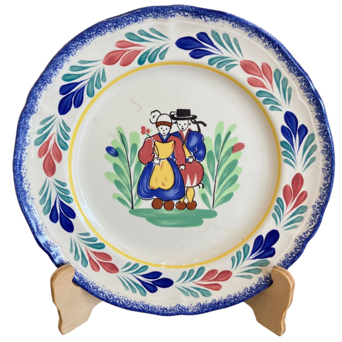 Vintage French Plate – Ferris Wheel